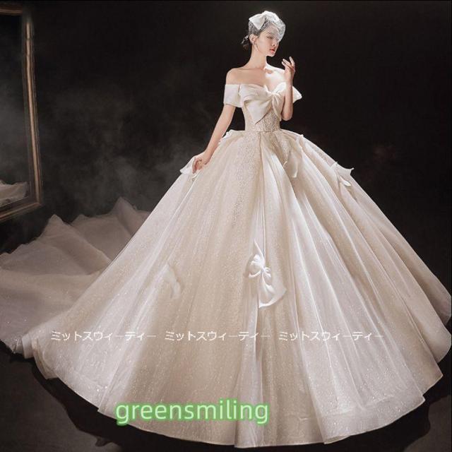 ウェディングドレス プリンセスラインドレス ウエディングドレス 二次会 花嫁 パーティードレス 披露宴 ブライダル 結婚式 ロングドレス 演奏会 ゴージャス 上品