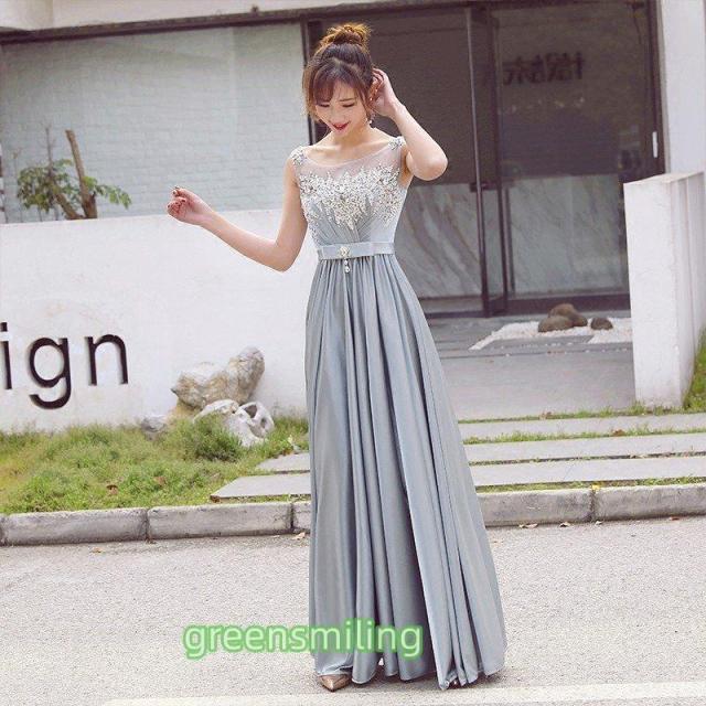 ロングドレス 演奏会 カラードレス 安い イブニングドレス 結婚式 フォーマルドレス 二次会 コンサート ウェディングドレス 披露宴 サッシュリボン
