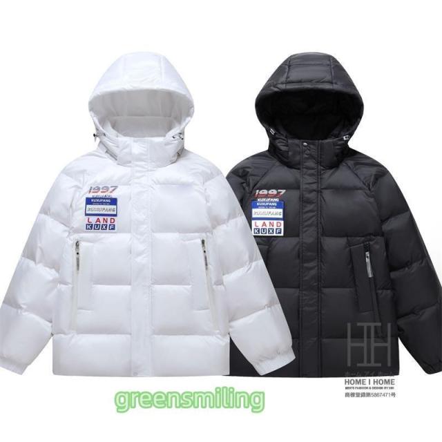 ダウンジャケット メンズ 暖かい おしゃれ 白 ?軽量 ワンポイント フード ふわふわ 防風 保温 防寒着 大きいサイズ 冬 ブランド I メンズ アウター