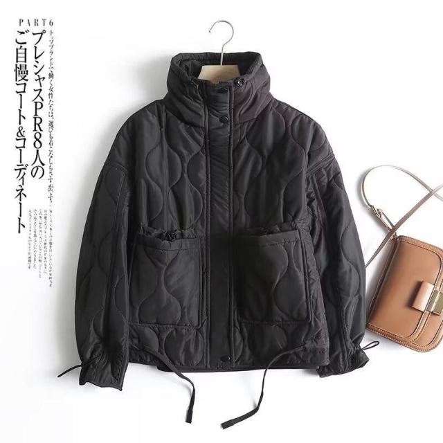 ダウンジャケット レディース ジャケット 冬 立ち襟 キルティングジャケット お洒落 アウター ダウンコート 冬ジャケット 暖かい ハーフコート 女性
