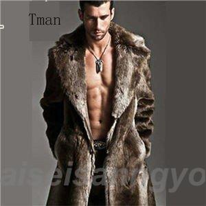 ファー コート 毛皮コート ロングコート メンズ ファーコート アウター 秋冬 新作 防寒 おしゃれ ゆったり ファー襟 暖かい 防寒
