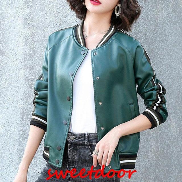 レディース革ジャン 本革　秋冬　レザー ライダース スリム ラム革 立ち襟 バイクウェア シングル 女性用　上品　防寒防風