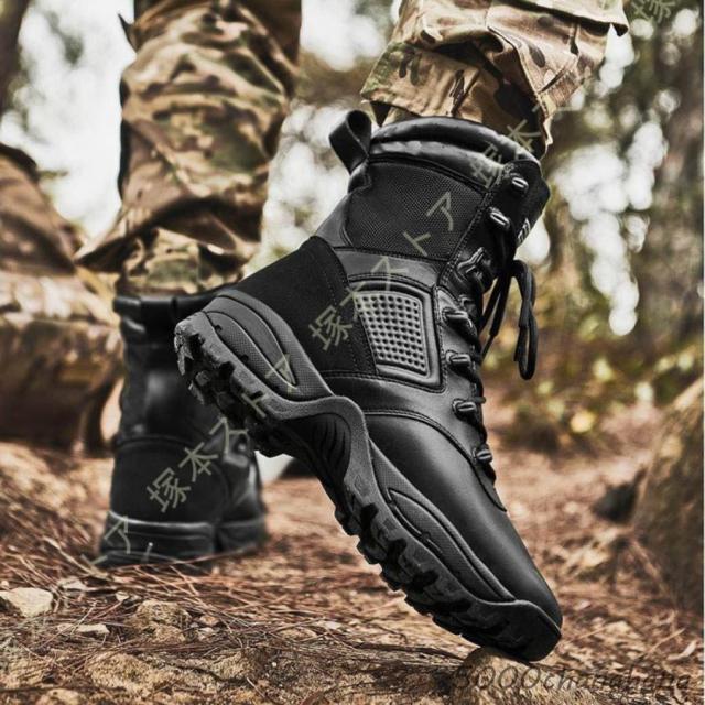 ミリタリーブーツ メンズ スノーシューズ ブーツ バイク用ブーツ 防水 防寒 防滑 スノーブーツ タクティカルブーツ ジャングル ロング ライダーブーツ