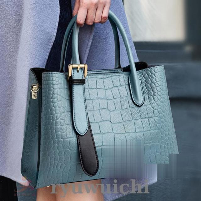 2色 本革牛革バッグ レディース 40代 30代 50代 手提げオシャレ レディースバッグ 通勤かばん オフィスバッグ シンプル かばん 肩掛け 斜め掛け上品