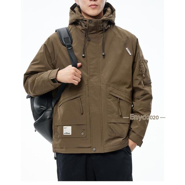 中綿ジャケット メンズ 中綿コート メンズ アウター フード メンズアウター 冬 マウンテンパーカー 登山服 防風 撥水 おしゃれ 大きい 冬服