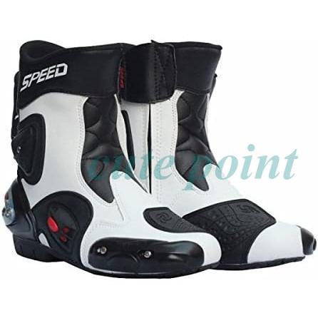 メンズ オートバイ靴 バイク靴 バイク用レーシングブーツ ライディングシューズ レーシングブーツ