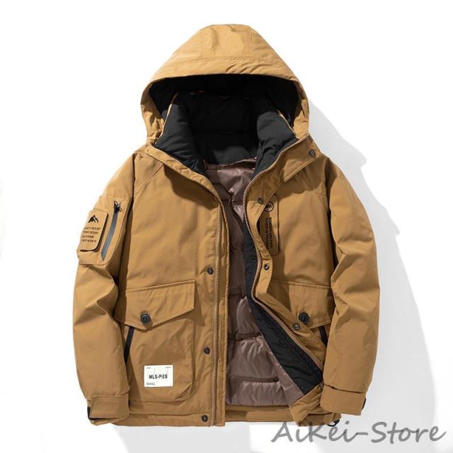 ダウンジャケット メンズ おしゃれ ダウン メンズ大きいサイズ 軽量 暖かい フード 防寒着 メンズアウター 冬 ブランド メンズ アウター ジャンパー