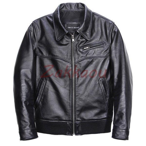 レザージャケット メンズジャケット 本革 牛革 革ジャンメンズ ライダース ジャケット メンズジャケット 本革 ブルゾン Gジャン ファッション
