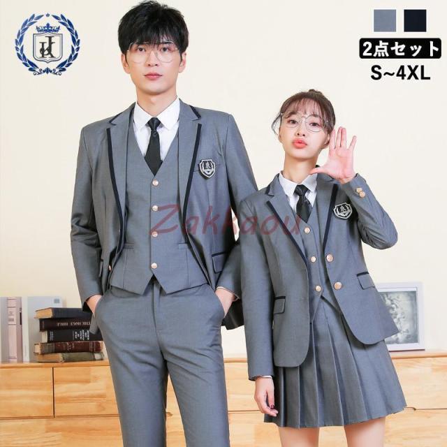卒業式 スーツ 韓国 制服 レディース メンズ 長袖 ブレザー フォーマル スーツ入学式 スクール 中学生 高校生 学生服 お受験 発表会 ジャケット スカート 子供