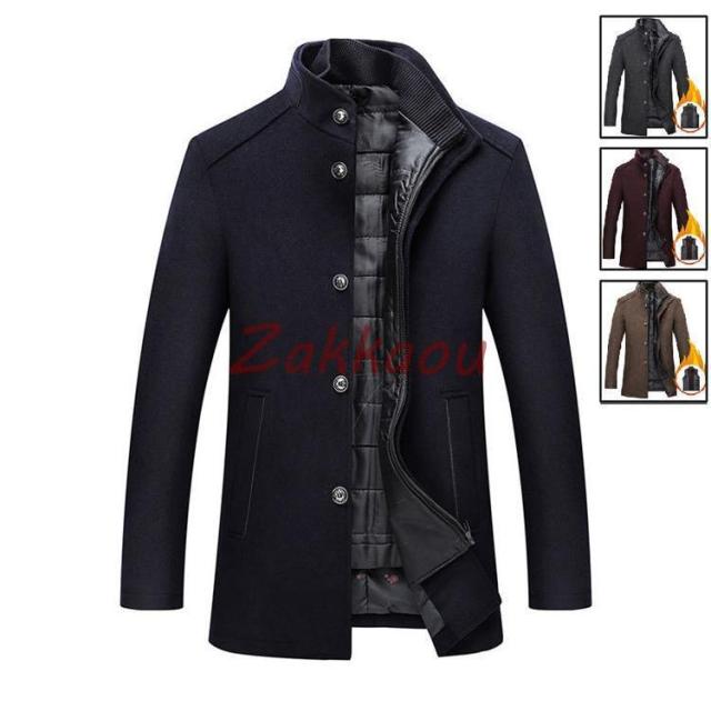 ピーコート　Pコート メンズコート　秋冬　ラシャコート　ショート丈コート　男性　ジャケット　アウター　コート　通勤　カジュアル　20代 30代 40代