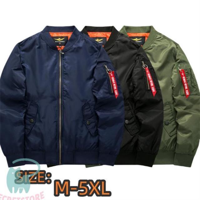 フライト MA-1 メンズ ミリタリー メンズ MA1 ブルゾン 大きいサイズ 3l xxl 4l MA-1 ミリタリーパーカー アウター 2020 秋冬 新作