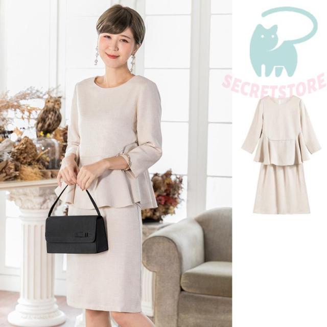 スーツ セットアップ フレア レディース 秋冬 春 卒業式 スカート ブラウス カットソー ママスーツ 入園式 入学式 卒園式 フォーマル OL