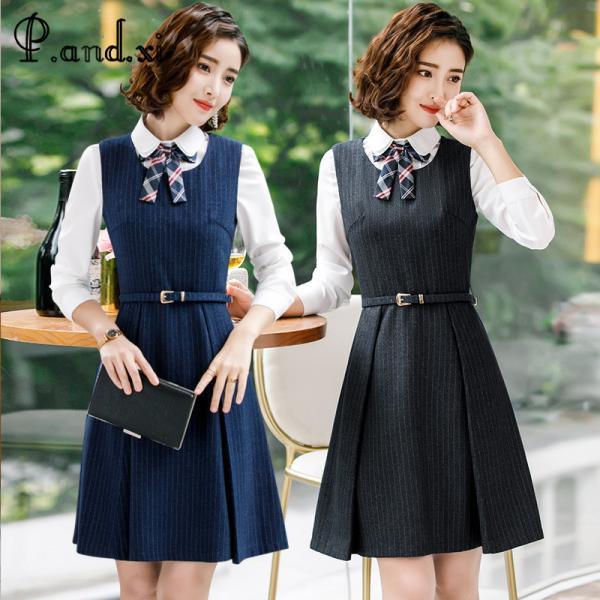 事務服 ジャンパースカート ワンピース お宮参り レディース ビジネス おしゃれ オフィス ビジネス 通勤 OL 女性 通勤服 会社 仕事 通勤 OL