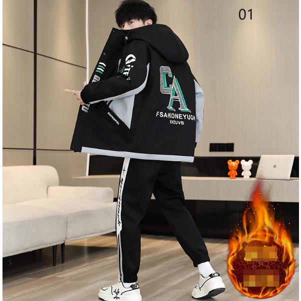 2025冬セットアップ メンズ 長袖 上下 ウインドブレーカー ジップアップ ジャージ ブランド 春 秋 冬 大きいサイズ 裏起毛 厚手 防風 アウトウエア