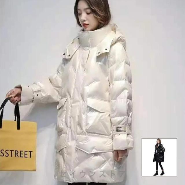 ダウン90% 秋冬　ダウンコート レディース ダウンコート ミドル丈　レディース ダウンジャケット ミドル丈　コート アウター ダウン 軽量