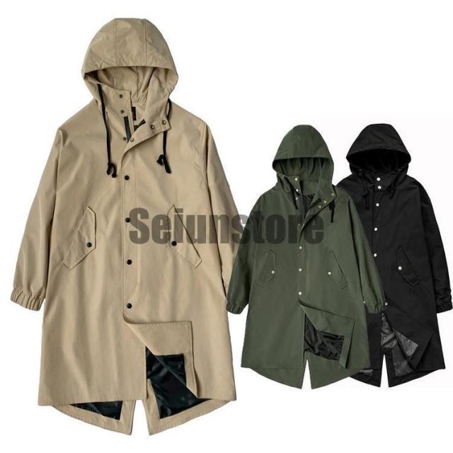 マウンテンパーカー メンズ ロング丈 ジャケット アウター 大きいサイズ マウンパ アウトドアウェア 防風防寒