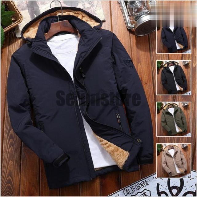 ミリタリージャケット メンズ 裏起毛 冬服 秋 ブルゾン 防寒着 厚手 陸軍 アウトドア カジュアル 40代 50代