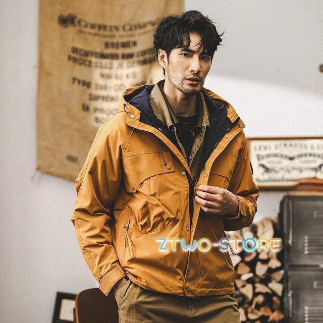 マウンテン マウンテンパーカー ジャケット アウター メンズ アウトドア 防風 撥水 ウインドブレーカー ゴルフウェア 秋冬 春秋 秋服 トレッキング 大きいサイズ