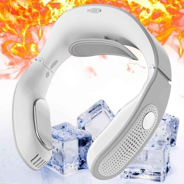 ネッククーラー QOOLA 冷却プレート ネックヒーター 3000mAh( ホワイト) 父の日 ギフト