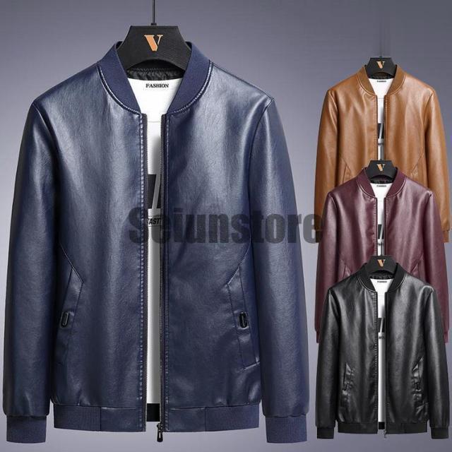 【送料無料】レザージャケット メンズ 革ジャン ジャケット 秋