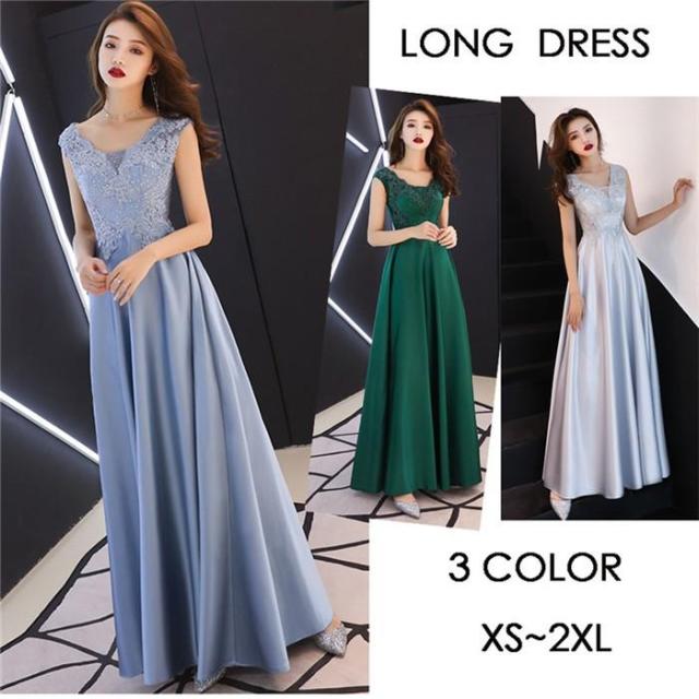ロングドレス パーティ ステージ 演奏会 結婚式 発表会 二次会 お呼ばれ 親族 30代 40代 人気 袖なし 大きいサイズ Aライン