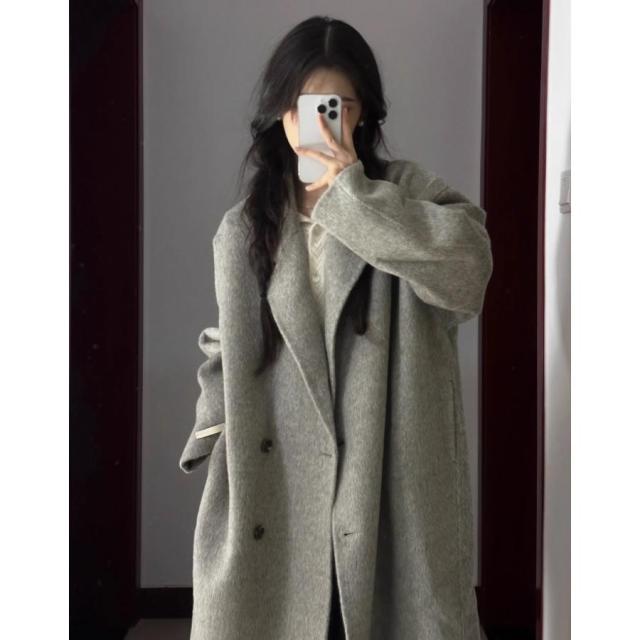 カシミヤコート レディース スーパーロングコート コート 冬 通勤 ロング丈 チェスターコート カシミヤ スプリング トレンチコート