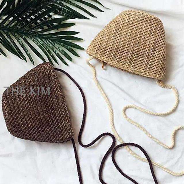 かごバッグ レディース トートバッグ 麦わらバッグ ピクニック 海 ビーチ 合わせやすい 夏バッグ 麦わらバッグ 軽量 かわいい 草編みバッグ　オシャレ