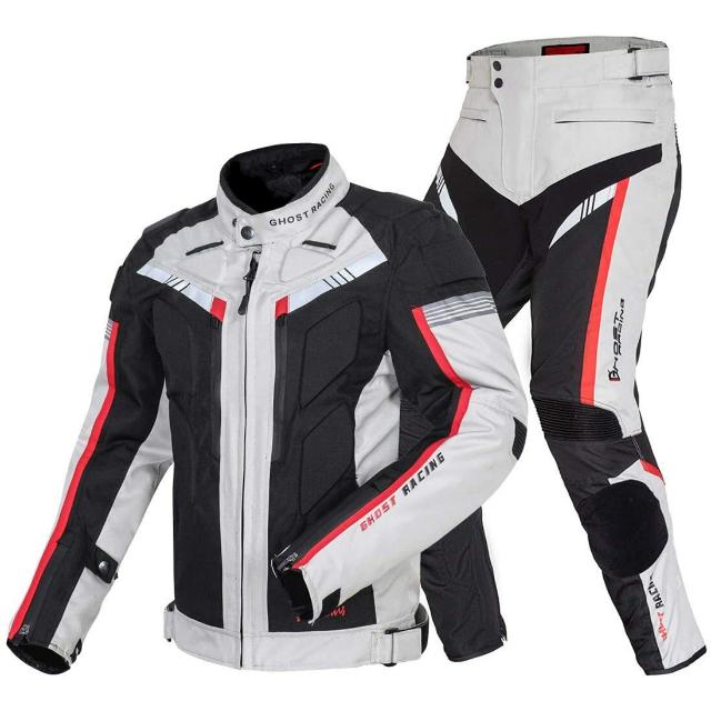 【爆買】バイク用 メンズジャケット&パンツ上下セット ライナー付き バイク用ジャケット 通気性に優れ メッシュジャケット スポーツジャケット プロテクター付き オールシーズン 防風防寒