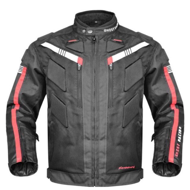【爆買】バイクジャケット ライダースジャケット バイク ウェア プロテクター装備 防水 防風 防寒 オールシーズン 春 夏 秋 冬 反射テープ付き