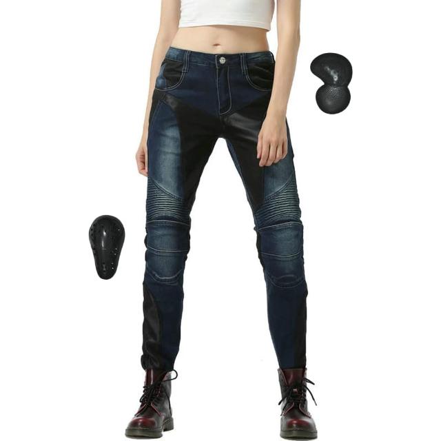 バイク用パンツ 夏 レディース用 メッシュパンツ ライディングパンツ 夏用 ライダースパンツ 通気 バイクズボン プロテクター付き