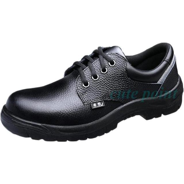 革靴 メンズ 安全靴 レザー 牛革 ビジネスシューズ あんぜん靴 安全シューズ 踏み抜き防止 作業靴 紐タイプ セーフティシューズ メンズ