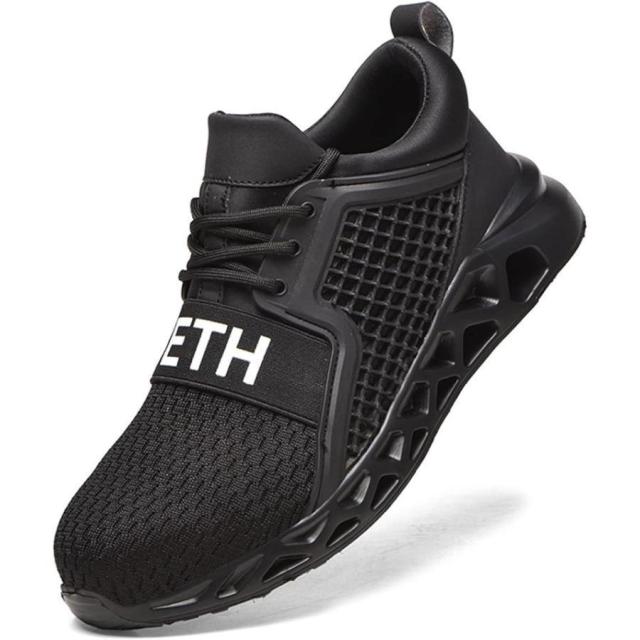 安全靴 メンズ 作業靴 鋼先芯入れ アウトドア スニーカー 作業靴 軽量 滑り止めの複合つま先の靴 通勤用 履き易 通気性 耐摩耗 運動靴