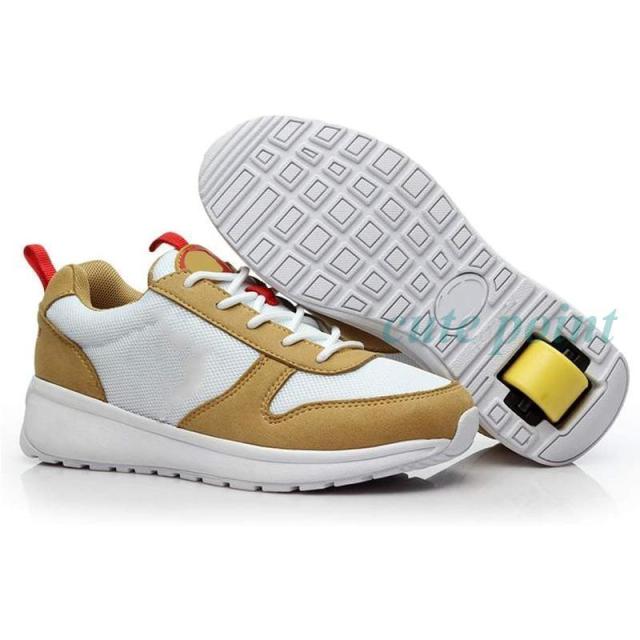 大人のスポーツシューズ ローラーシューズ 変形した靴 単輪 子供/女の子カジュアルシューズ 安全でポータブル