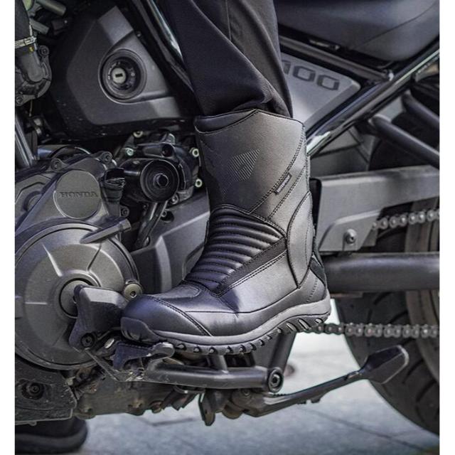 【爆買】DUHAN バイクブーツ ライダーブーツ レーシングブーツ 防水 防寒 プロテクショ ロードブーツ バイク ウェア