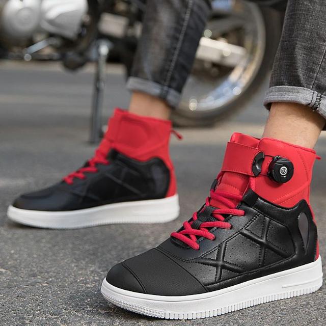 バイクブーツ　オートバイ用　ライディングシューズ メンズ バイクシューズ バイク用