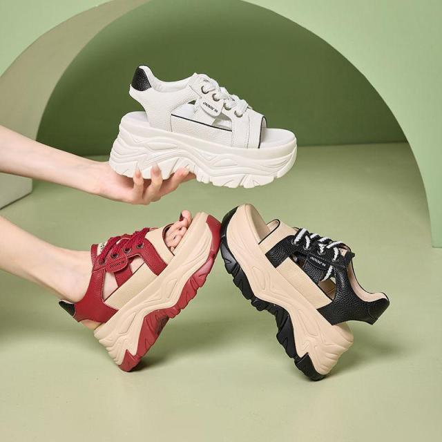 スニーカー サンダル レディース スポーツサンダル 靴 厚底 サンダル 夏 合わせやすい 痛くない 歩きやすい 履きやすい 脚長効果 美脚 スポサン