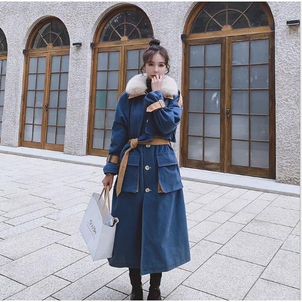 ロングコート コート トレンチコート レディース 冬 アウター ロング丈 裏ボア 裏起毛 ゆったり 暖かい 体型カバー 大きいサイズ 体型カバー 防寒 30代