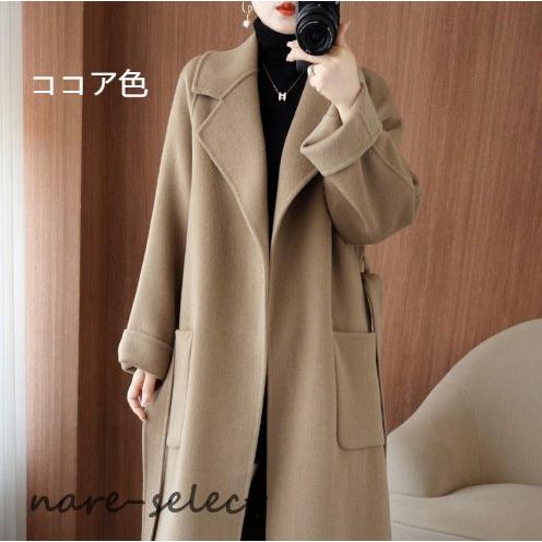 カシミヤコート レディース スーパーロングコート コート 冬 通勤