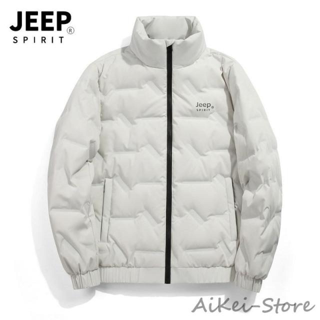 ダウンジャケット メンズ 白 おしゃれ 80ダウン シームレス キルティングコート アメカジ 防風 暖かい 軽量 防寒 ブルゾン ダウンコート カジュアル アウトドア