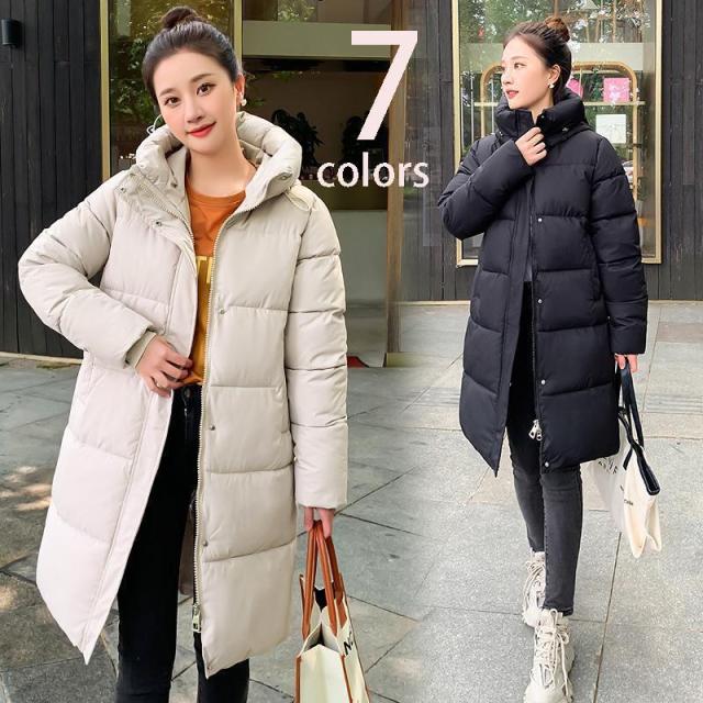中綿 ロングコート レディース 冬用 中綿コート 膝丈 かわいい アウター 女性用 防寒着 綺麗 フード付き ベンチコート 厚手 防寒 防風 通勤