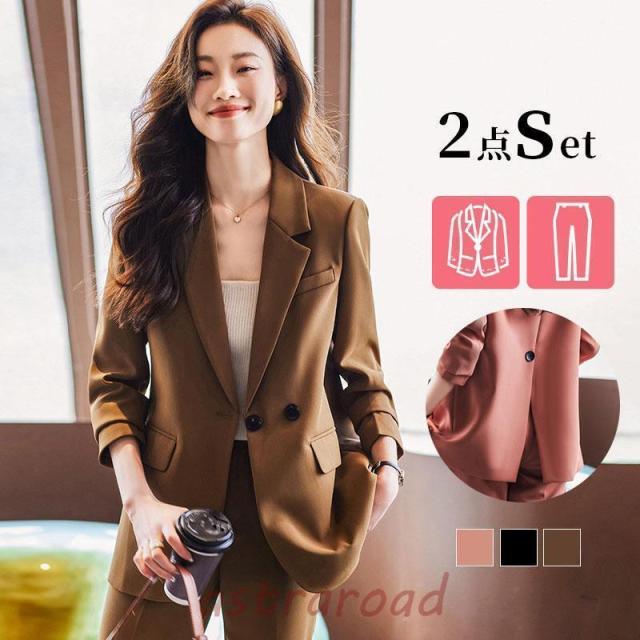 卒業式 服 母 服装 パンツスーツ セレモニースーツ 卒園式 ママ 入学式 スーツ レディース 母親 パンツ 2点セット セットアップ 40代 50代 30代 OL