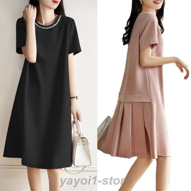 ワンピース レディース 夏 40代 キレイめ ワンピース おしゃれ 膝丈 オシャレ 上品 フォーマル 20代 30代 ゆったり 新作 通勤 リゾート 可愛い