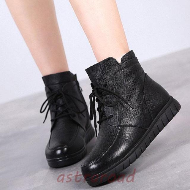 本革 ムートンブーツ ショートブーツ レディース 冬靴 裏起毛 トレンド 合わせやすい 防滑 ふわふわ オシャレ 軽量 美脚 暖かい