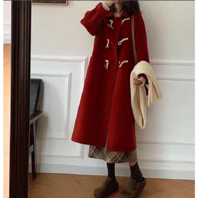 ダッフルコートレディース チェスターコート レディースコート ウールコート アウター 秋冬 カジュアル ロングコート ファー 通学 通勤 上品 お洒落 厚手