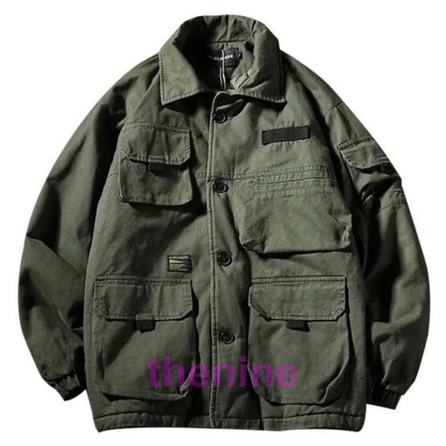 ミリタリージャケット メンズコート　秋冬 メンズ　ジャンパー　スタジャン スカジャン　ミリタリージャケット　メンズジャケット　カジュアル　アウター