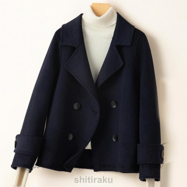 アウター レディース ウール コートショート丈 アウター ミディアム丈 コート チェスターコート ショート丈コート ウールジャケット オフィス レディース