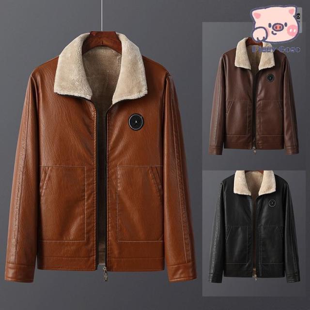レザージャケット メンズ 裏ボア ジャケット 革ジャン 裏ボアレザージャケット 防寒 暖か 2023 冬物 新作