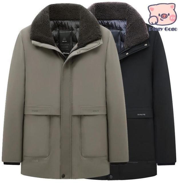 中綿ジャケット メンズ ジャケット ジャンパー 襟にボア付き 中綿コート アウター 防寒 防風