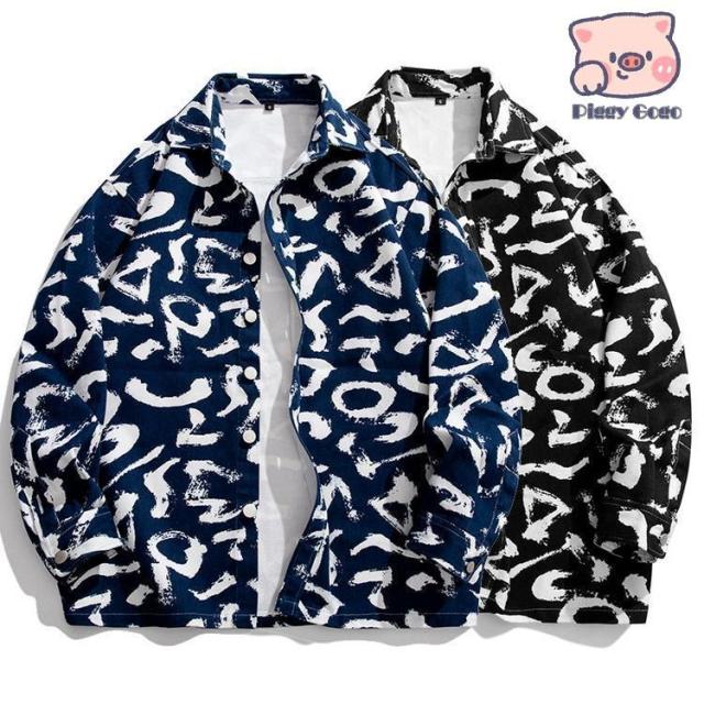 コーチジャケット メンズ 総柄 大きいサイズ ライトアウター ジャケット 秋服 秋物 20代 30代 40代