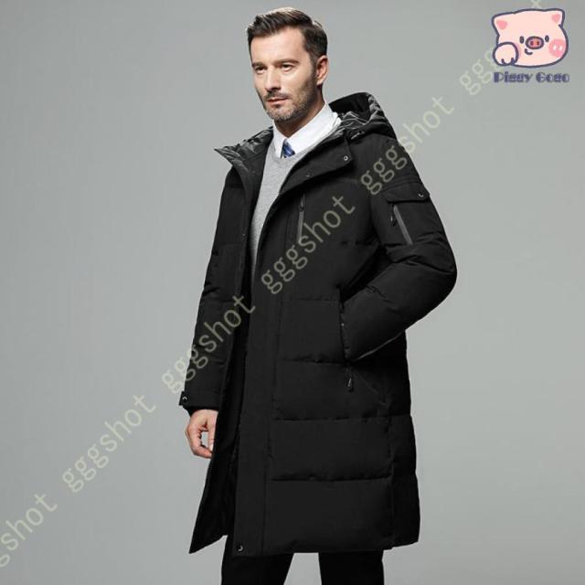 ダウンコート メンズ ロング コート 冬 ダウンジャケット ビジネス 撥水 防寒 ブルゾン 暖かい 厚手 大きいサイズ 中綿ジャケット ダウン 秋 冬コート